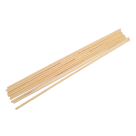 Dowel Sticks 8mm (300mm–600mm) – 20 Pack